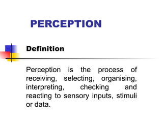 Perception | PPT