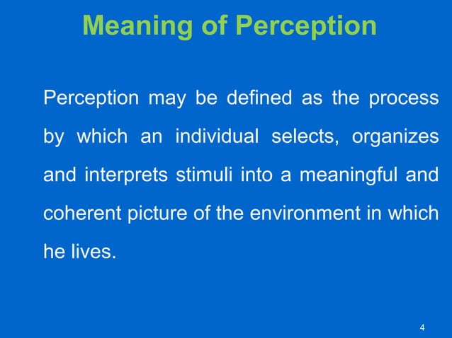 Perception | PPT
