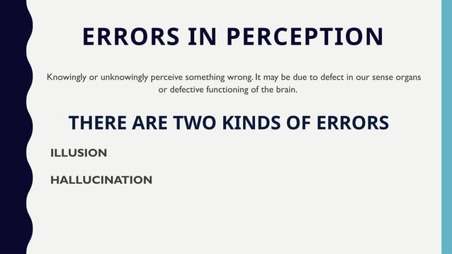 PERCEPTION PPTX on Educational Psychology | PPT