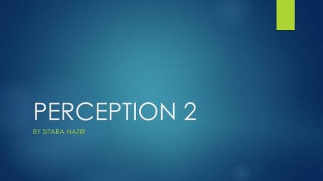 PERCEPTION 2.pptx organisational behaviour | PPTX | Artificial Intelligence | Technology & Computing