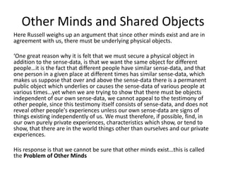 Perception 2016 revision 2. indirect realism part 1 | PPT