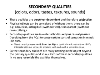 Perception 2016 revision 2. indirect realism part 2 | PPT