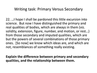 Perception 2016 revision 2. indirect realism part 2 | PPT