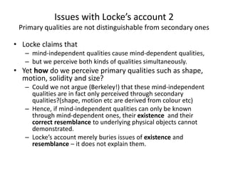 Perception 2016 revision 2. indirect realism part 2 | PPT