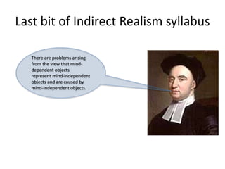 Perception 2016 revision 2. indirect realism part 2 | PPT