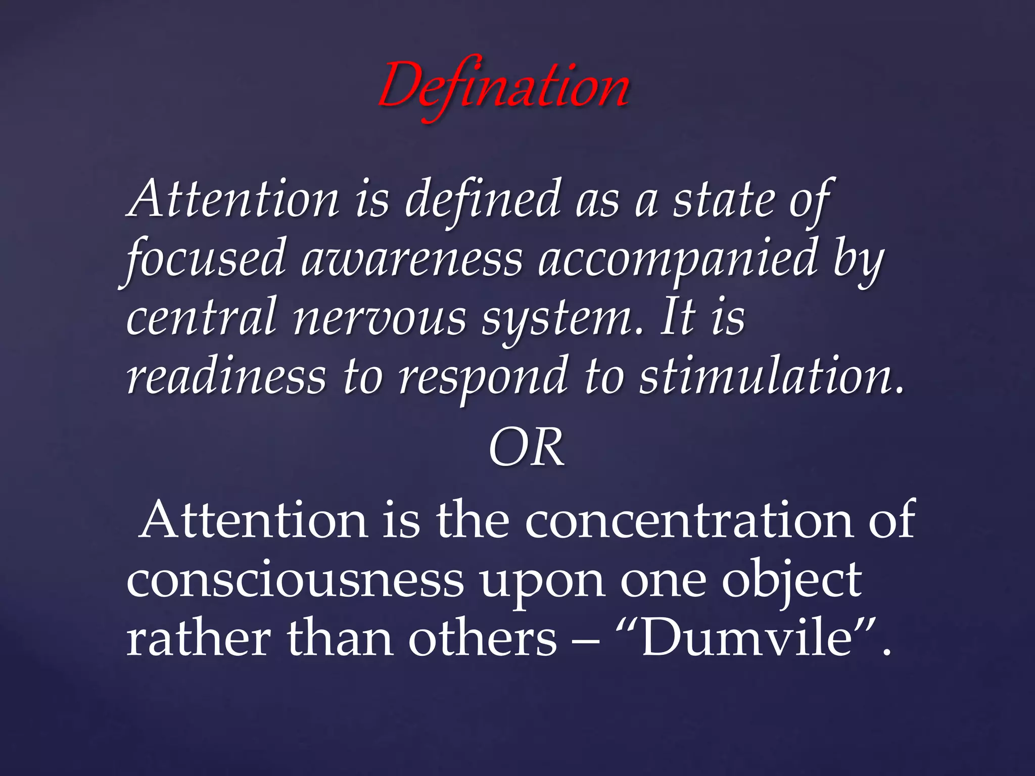 Perception and Attention | PPTX