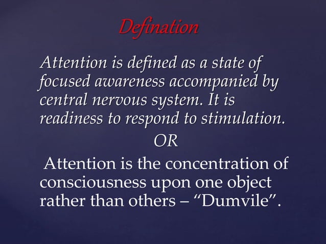 Perception and Attention | PPTX | Physics | Science