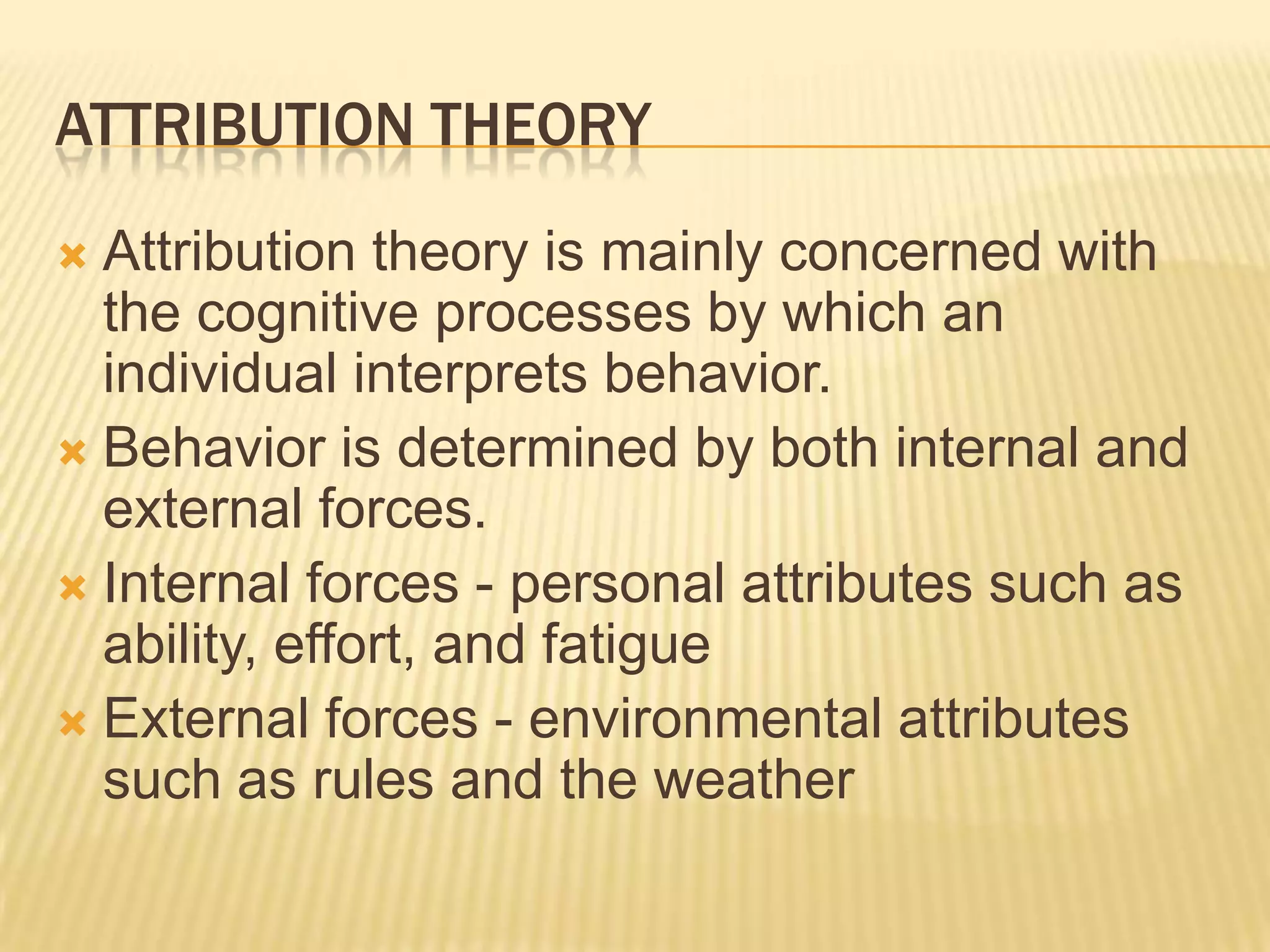 Perception and attribution1 | PPTX