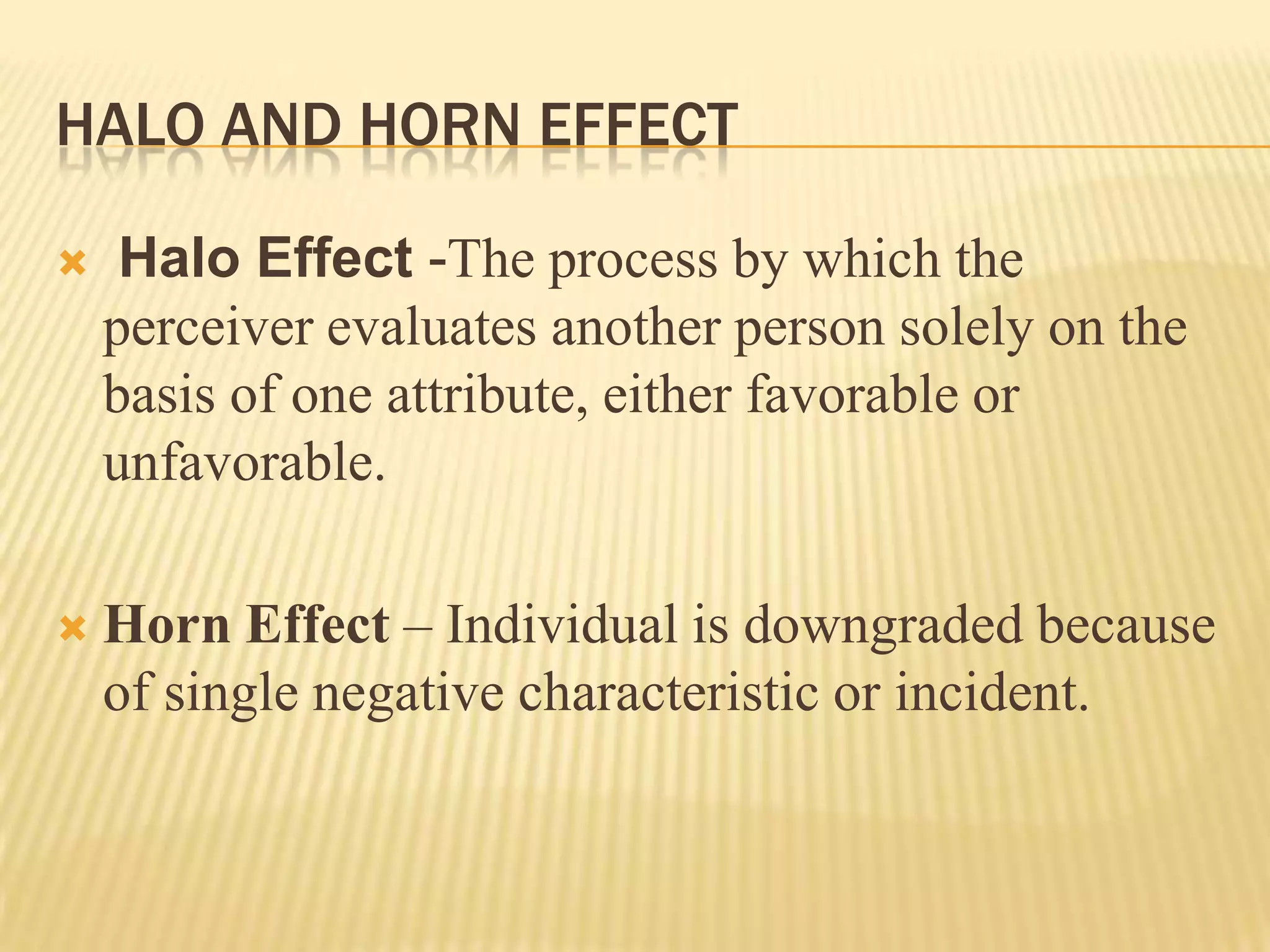 Perception and attribution1 | PPTX