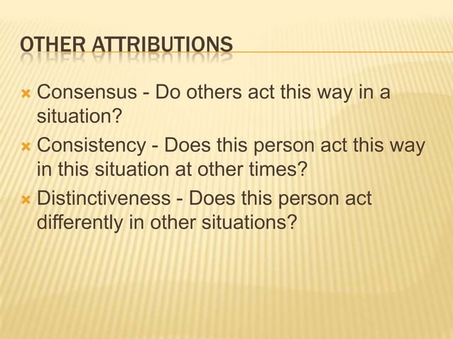 Perception and attribution1 | PPTX | Artificial Intelligence | Technology & Computing