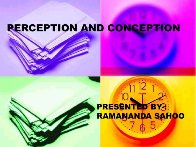 Perception And Conception 97 2003 Presentation | PPTX