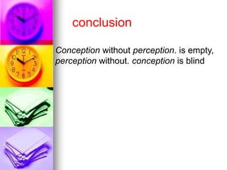 Perception And Conception 97 2003 Presentation | PPTX