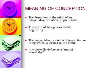 Perception And Conception 97 2003 Presentation | PPT | Free Download