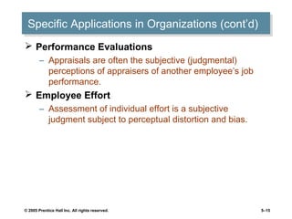 Perception and decision making | PPT