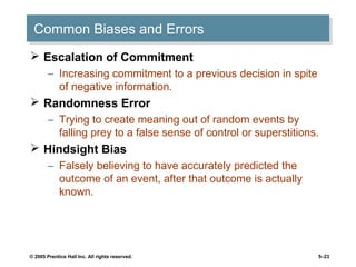 Perception and decision making | PPT