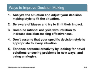 Perception and decision making | PPT