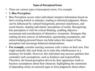 Perception and error inn perception.pptx | Free Download