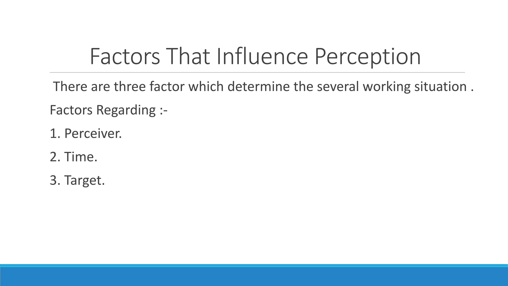 Perception and individual decision making | PPTX