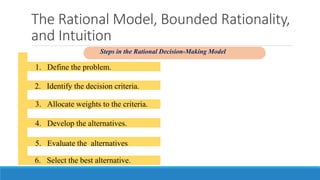 Perception and individual decision making | PPTX