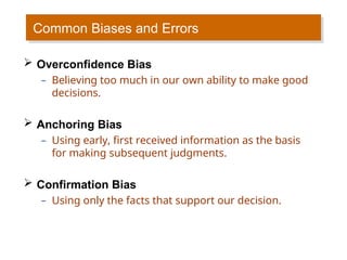 Perception and individual decision making.ppt
