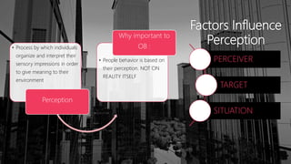 Perception and individual decision making | PPTX