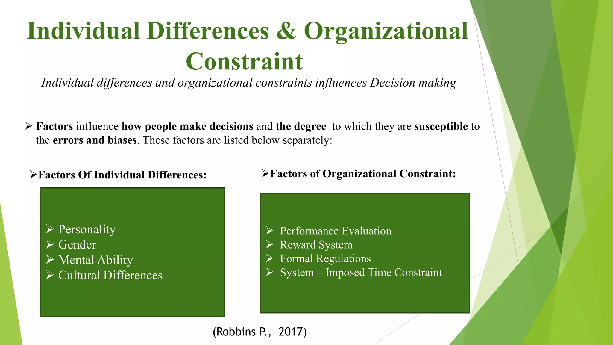 Perception and Learning in Organization Behavior | PPTX