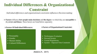 Perception and Learning in Organization Behavior | PPTX