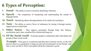 Perception and Learning in Organization Behavior | PPTX