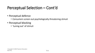 Perception and Marketing- Consumer Behavior | PPTX