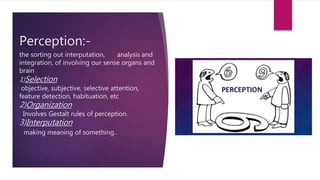 Perception and relation between Laws of Physics and Psychology | PPTX