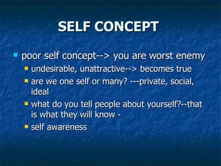 Perception and the Self | PPT