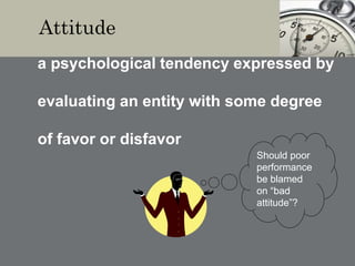 Perception attitude and personality | PPTX
