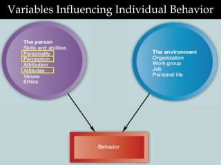 Perception attitude and personality | PPTX