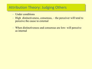 Perception & attribution | PPT