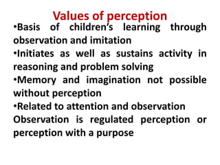 Perception b.ed