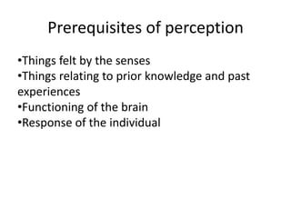 Perception b.ed