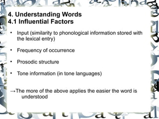 The Perception of Spoken Language | PDF