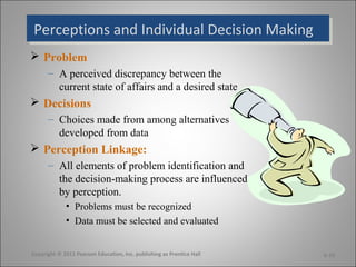 Perception & decision making | PPT