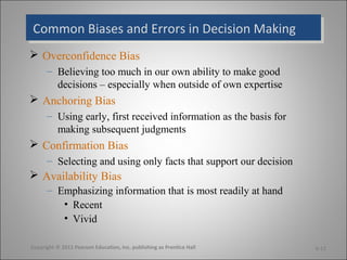Perception & decision making | PPT