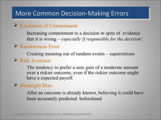 Perception & decision making | PPT