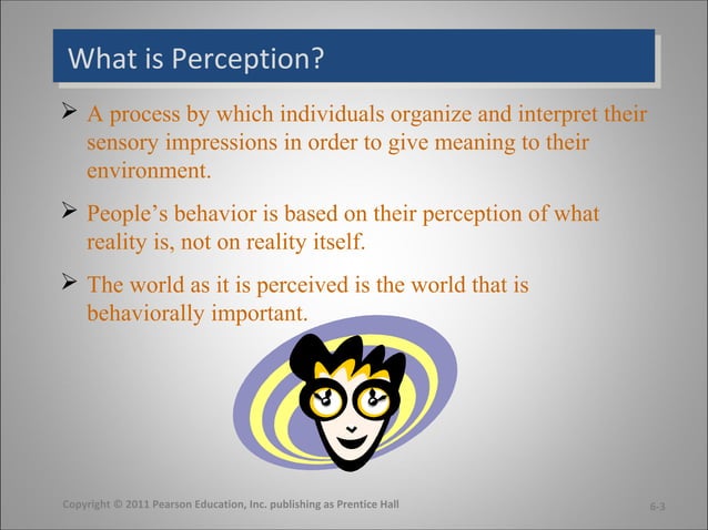 Perception & decision making | PPT | Business | Business and Finance