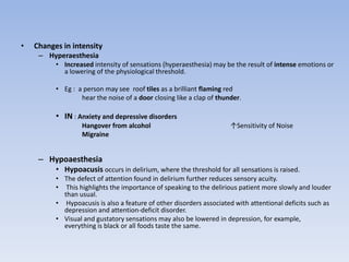 Perception disorders psychopathology dr prashant mishra | PPTX