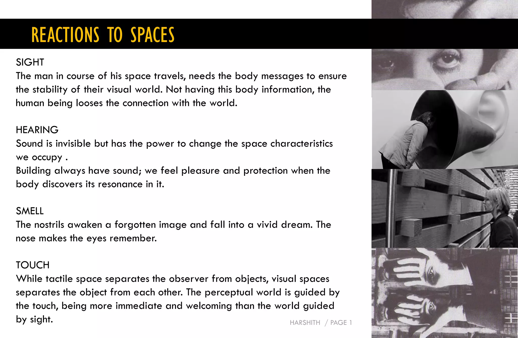 Perception in architecture | PDF