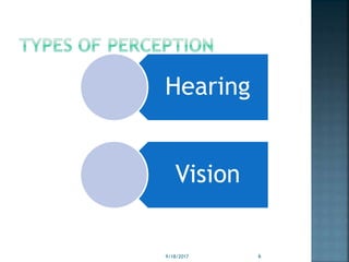 Perception in artificial intelligence | PPTX