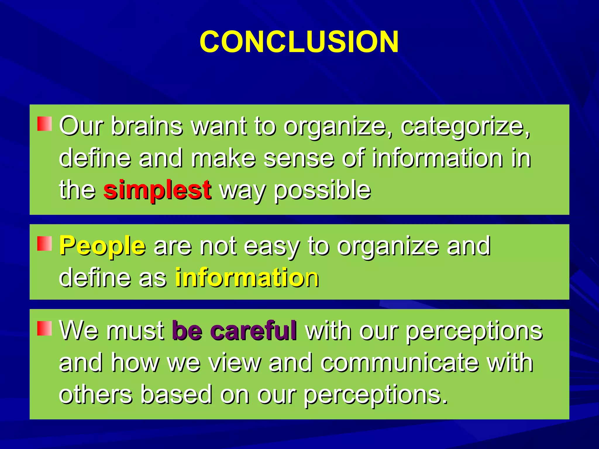 Perception(instructional media) | PPT | Science