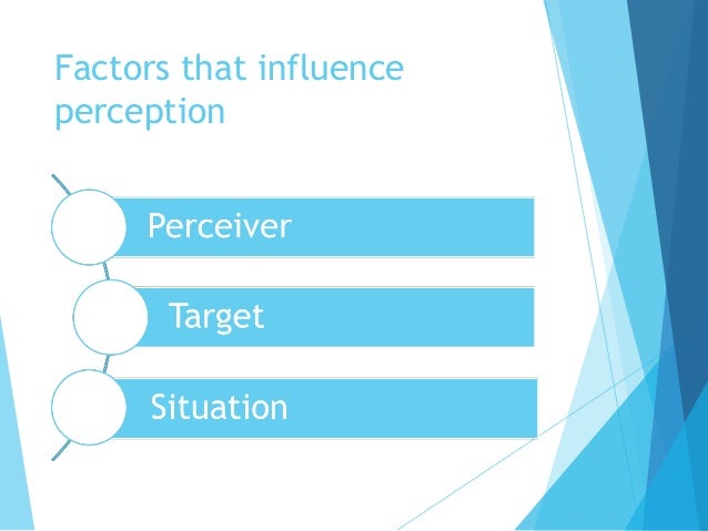 Perception and Decision Making