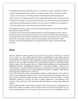 Perception of sound | DOCX