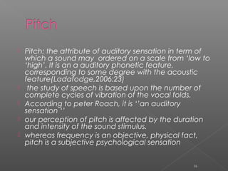 Perception of sounds | PPT