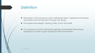 Perception in OB | PDF