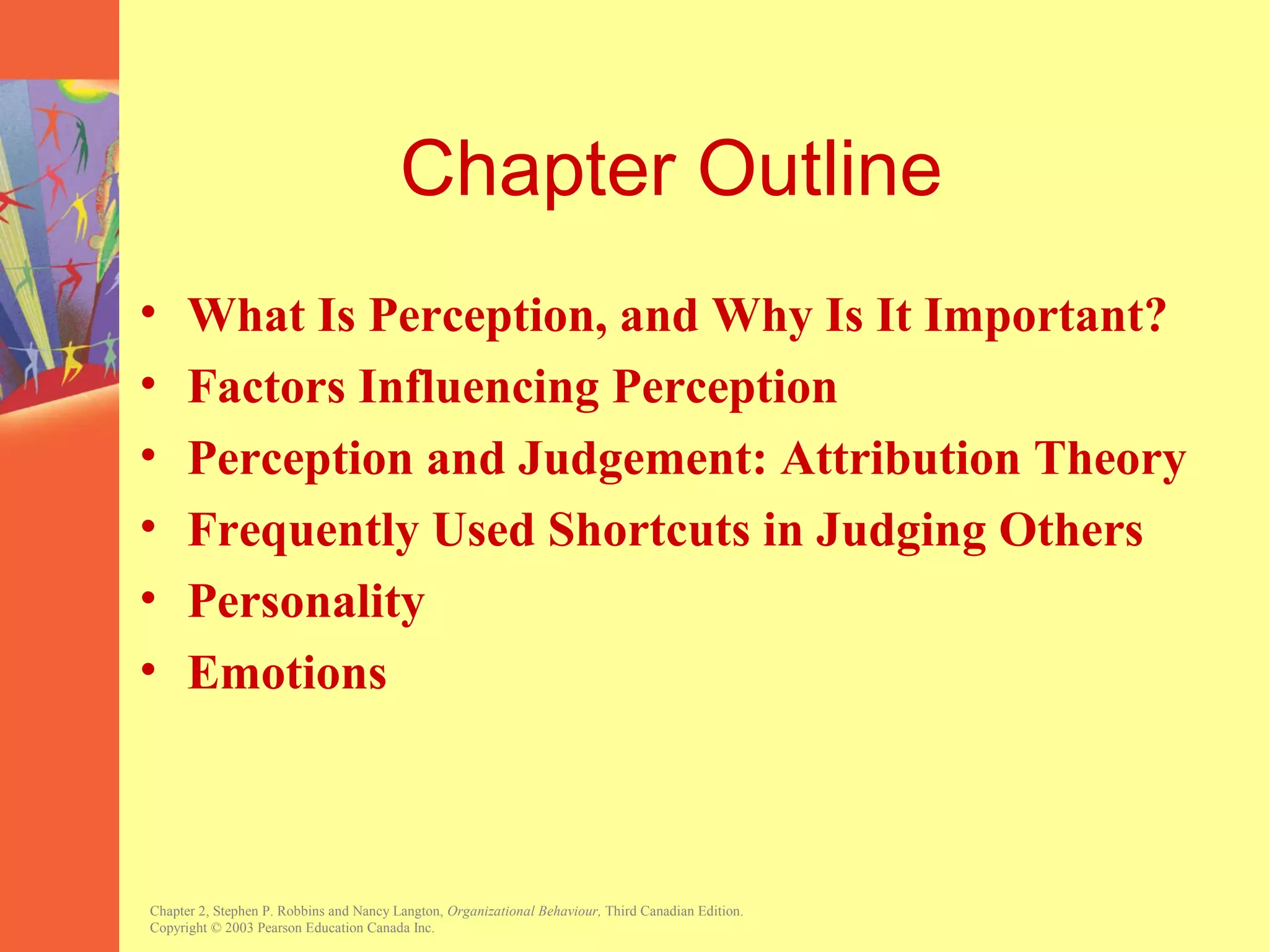 Perception & personality | PPT
